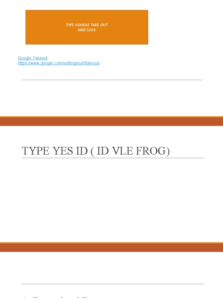 How to Use Google Takeout for Data Download | PDF | Finance & Money ...