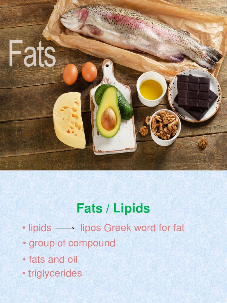 4 - Fats PDF | PDF | Fat | Lipid