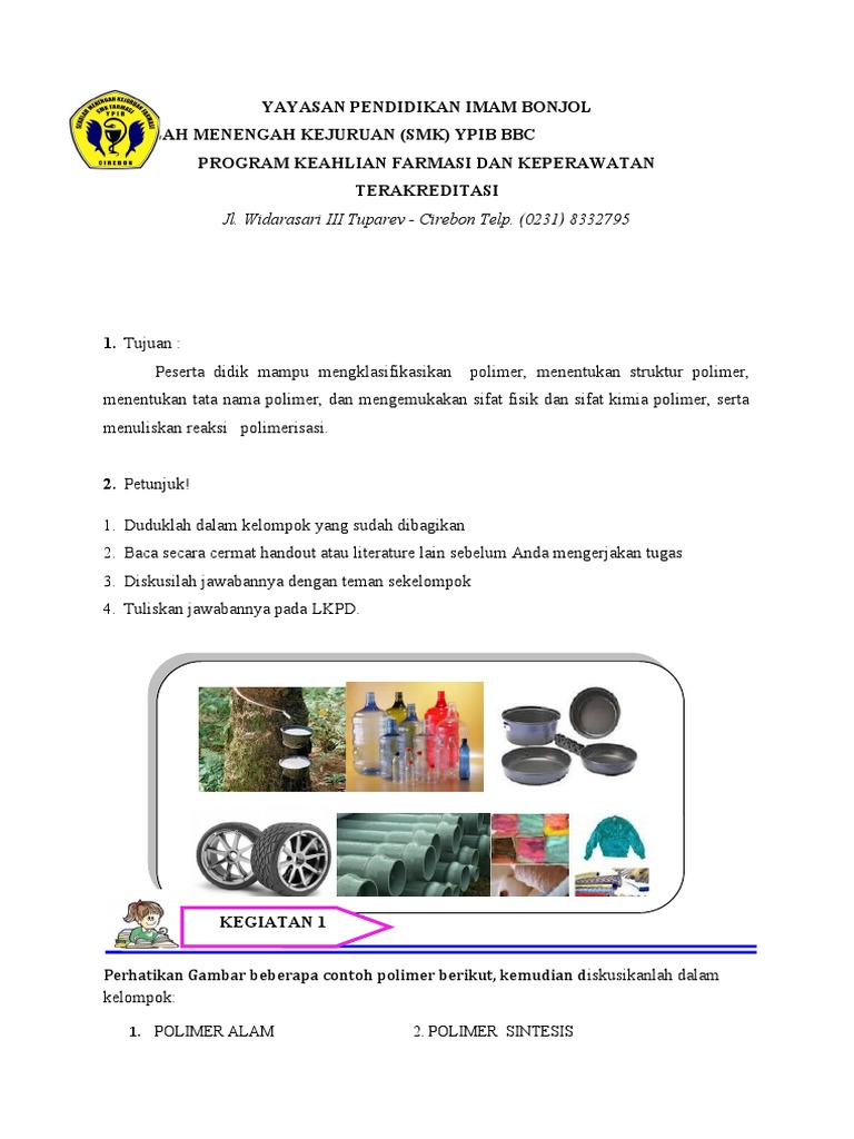 LKPD Polimer | PDF