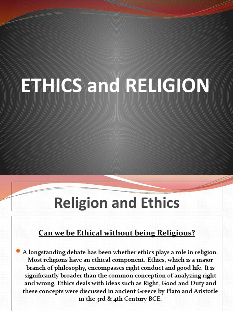 Ethics - Ethics & Religions | PDF | Virtue | Globalization