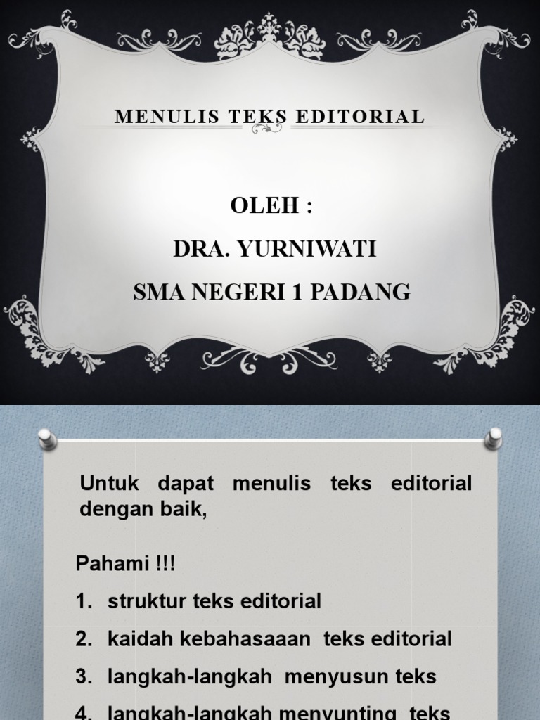 Menulis Teks Editorial | PDF