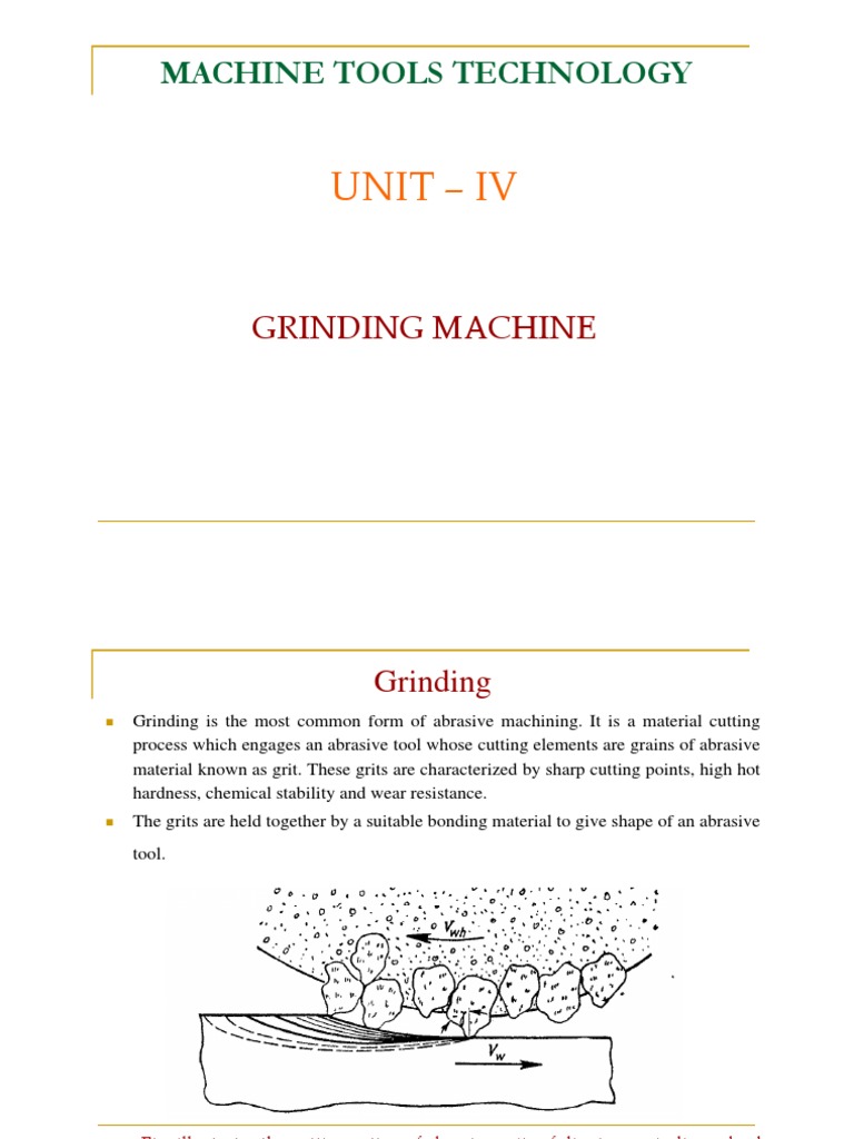 Grinding Machine All PDF | PDF | Grinding (Abrasive Cutting) | Abrasive