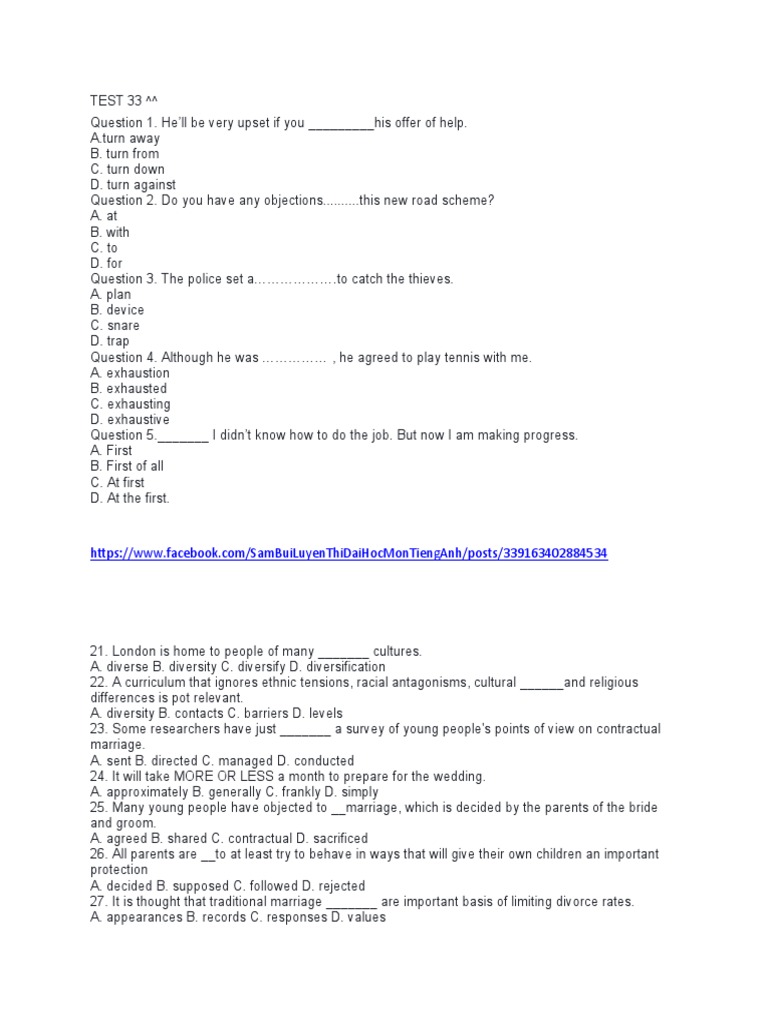 Test 33 Pdf