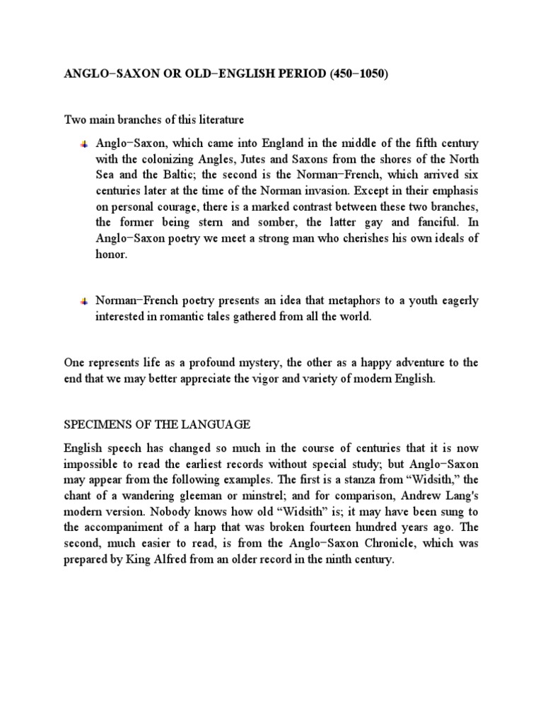 Anglo-Saxon and Beowulf | PDF | Beowulf | Poetry