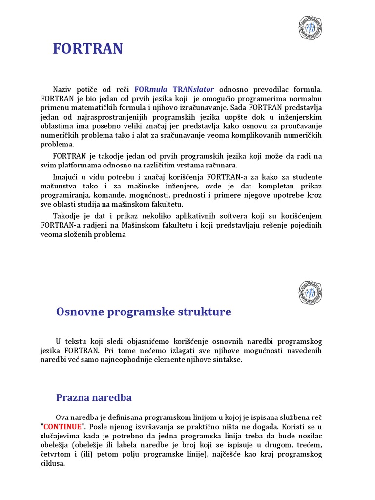 FORTRAN | PDF