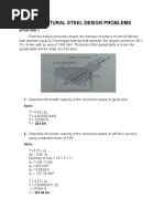 Steel Design Chapter 3.3 Staggered Connections | PDF