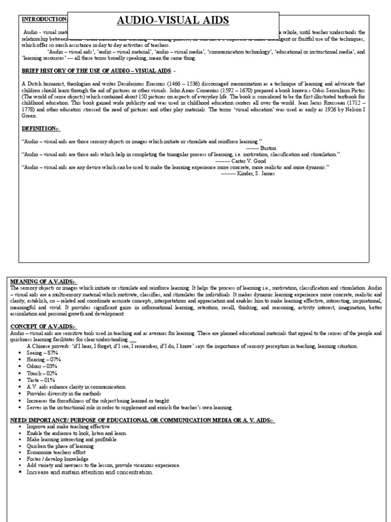 A.V Aids File New | PDF | Optics | Science