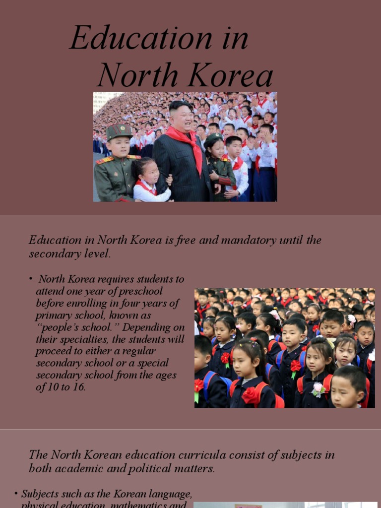 Education in North Korea | PDF | North Korea | World Politics