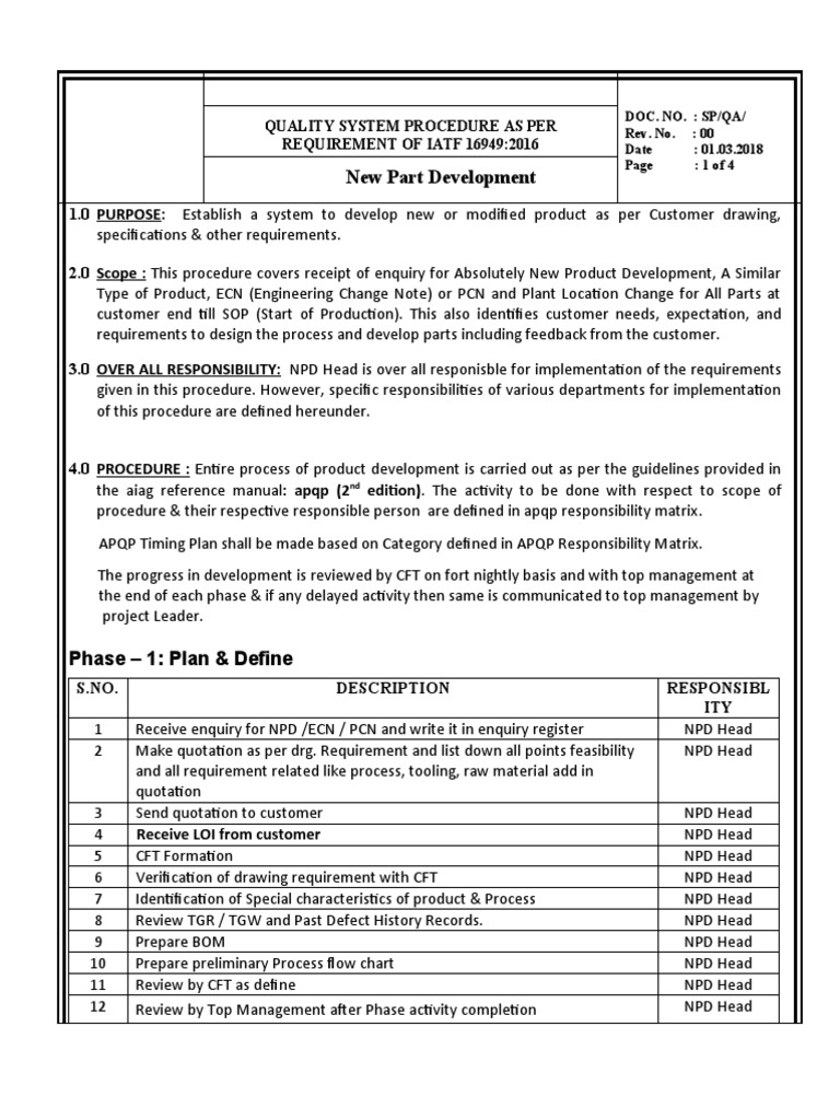 QSP ENG 01 New Product Development | PDF | Systems Theory | Systems Science