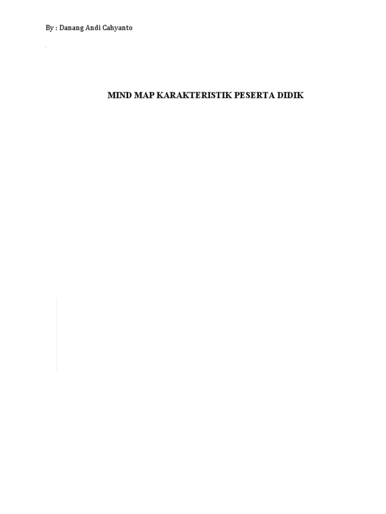 Mind Map Karakter PD | PDF | Social Science