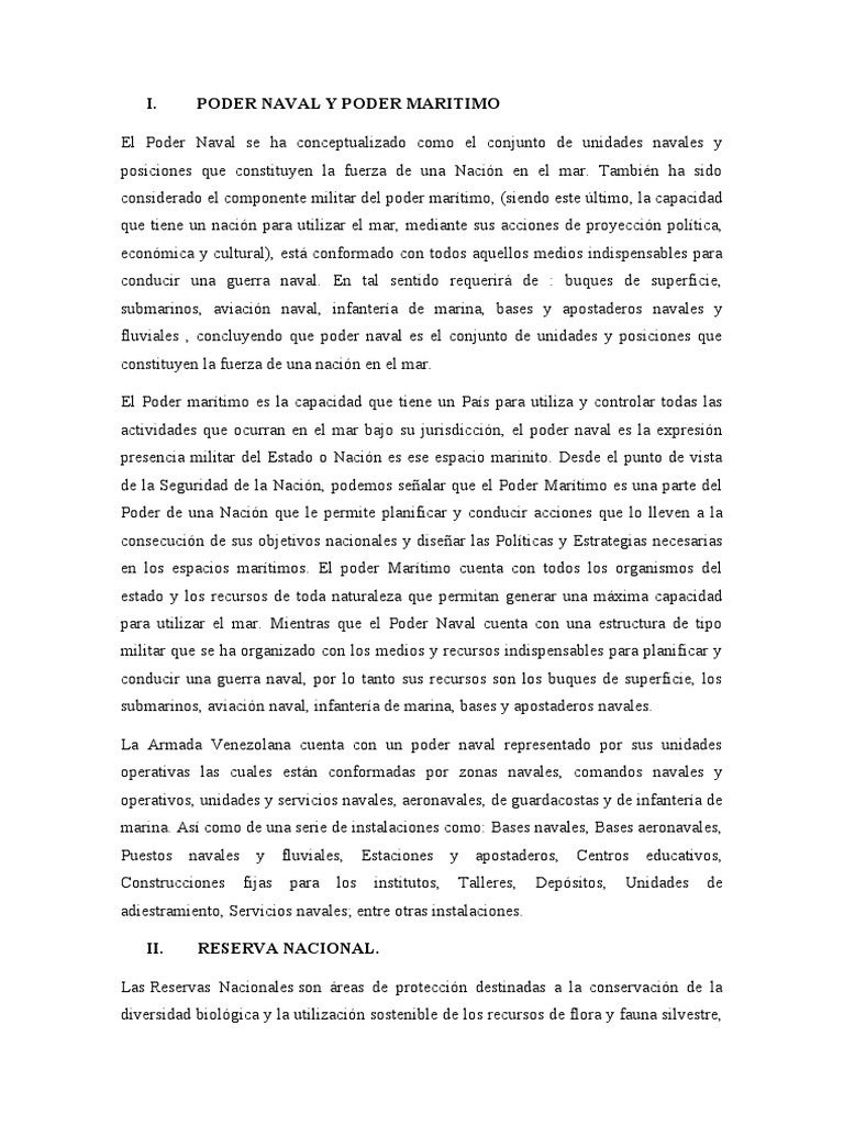Poder Naval y Marítimo: Conceptos Clave | PDF | Canal y Marítimo ...