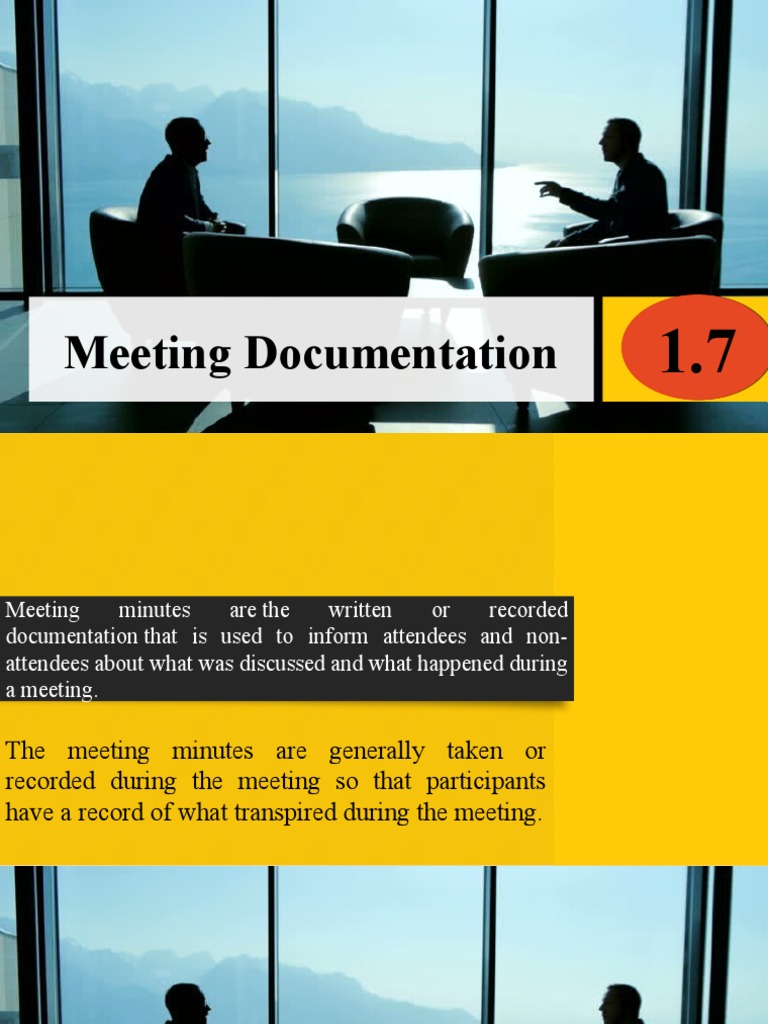 Meeting Documentation | PDF | Agenda (Meeting) | Committee
