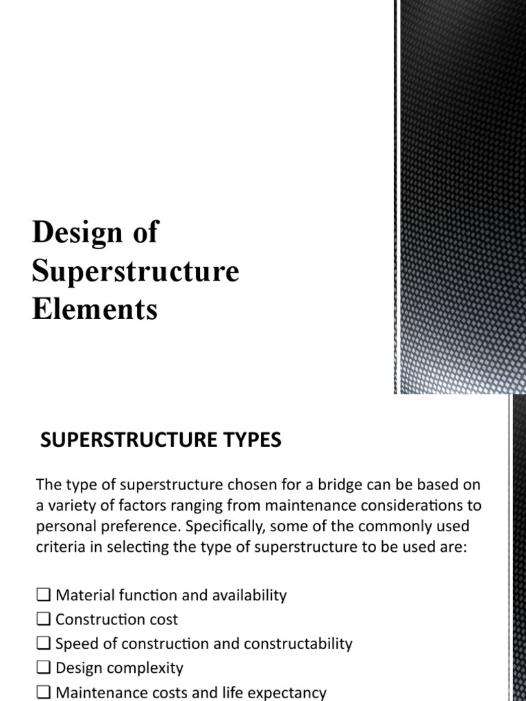 Design of Superstructure Elements | PDF | Prestressed Concrete | Truss