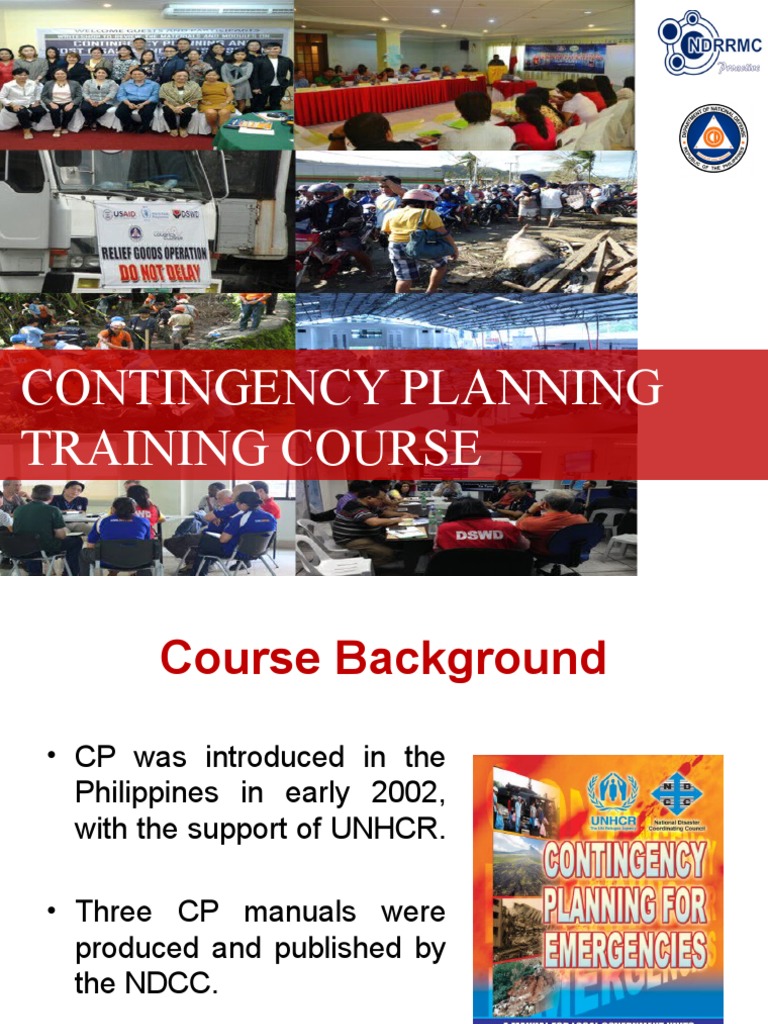 Contingency Planning Training Course | PDF | Teaching | Behavior ...