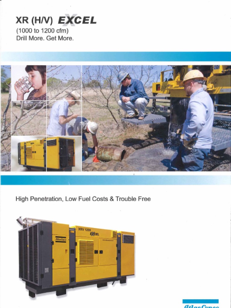 Air Compressor Altascopco XRV 1200 CFM | PDF