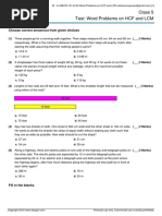 DMAS Questions For Class 5 | PDF
