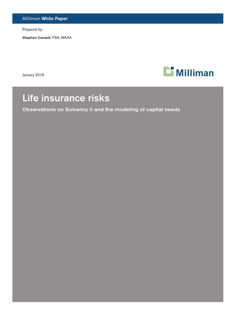 Life Insurance Risks | PDF | Life Expectancy | Risk