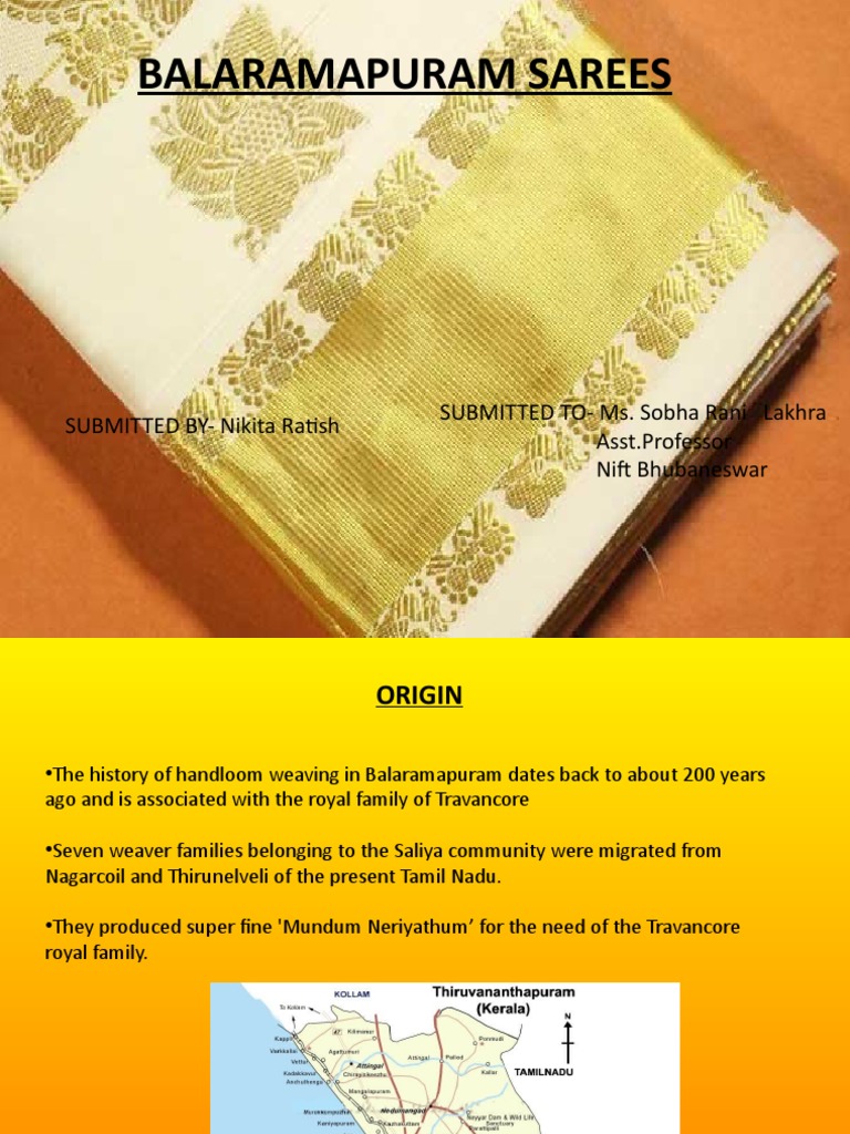 Balaramapuram | PDF | Weaving | Textile Arts
