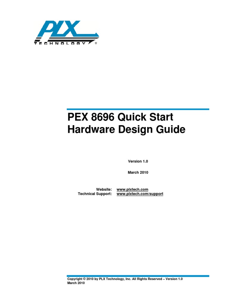 PEX 8696 HW Design Guide | PDF | Equalization (Audio ...