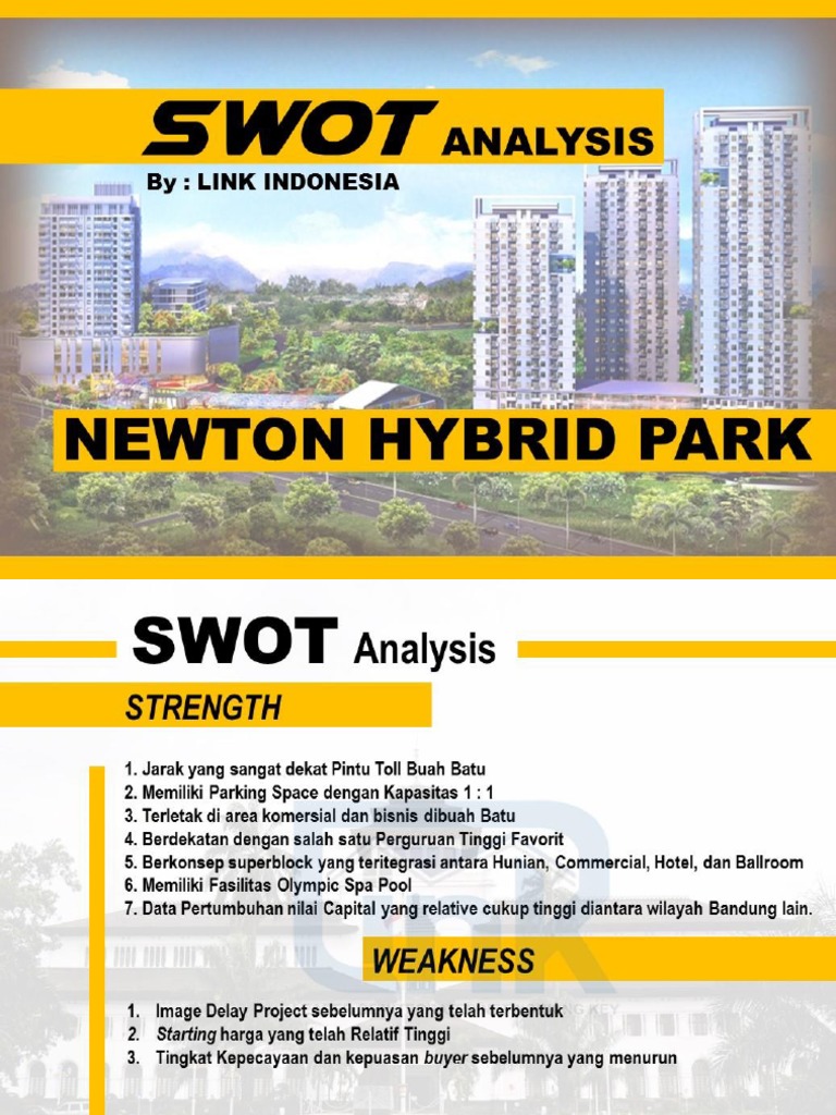 SWOT Analysis Newton Hybrid Park - LINK | PDF