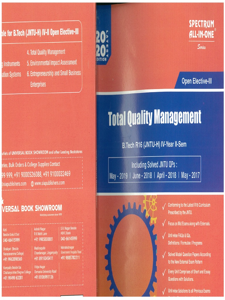 TQM Sia Book PDF | PDF