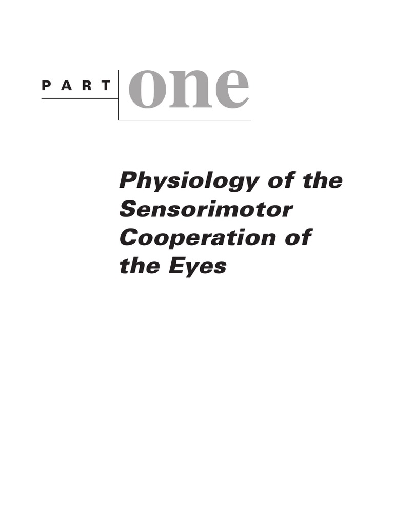Cooperation of The Eye | Download Free PDF | Visual Perception | Perception