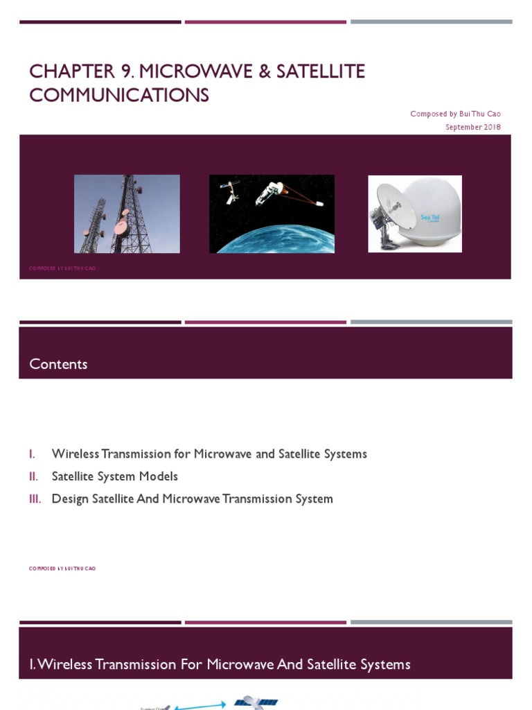 Chapter 9.microwave and Satellite Communications PDF | Download Free PDF | Microwave | Antenna ...