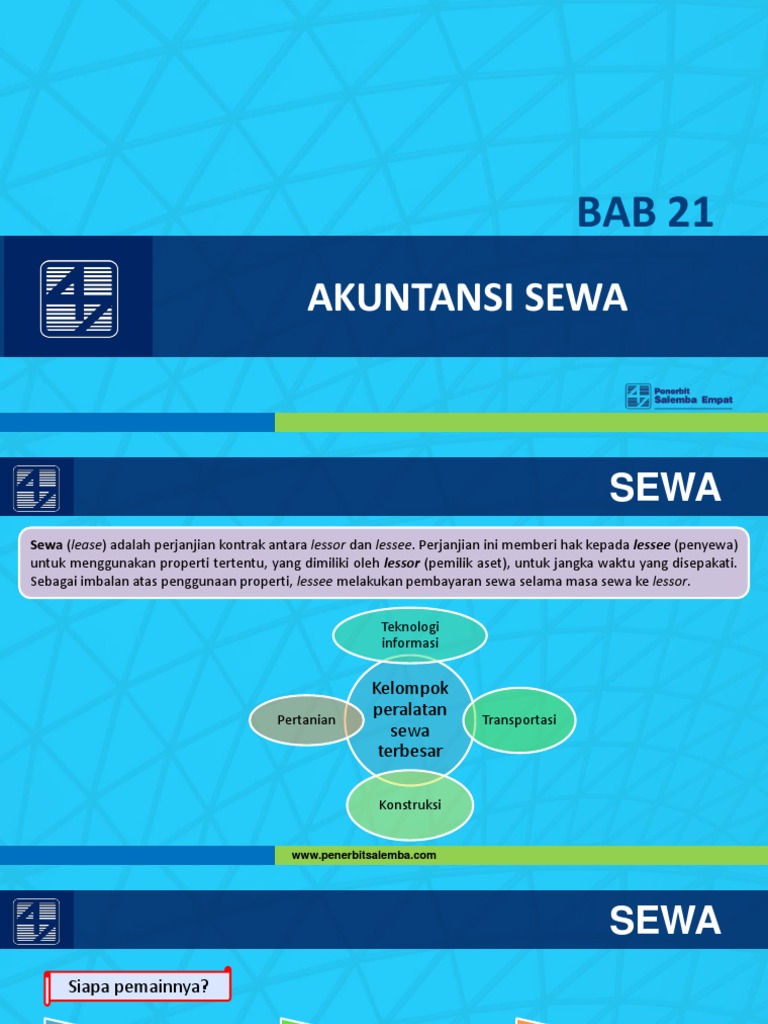 Bab 21a Akuntansi Sewa - Lesse | PDF