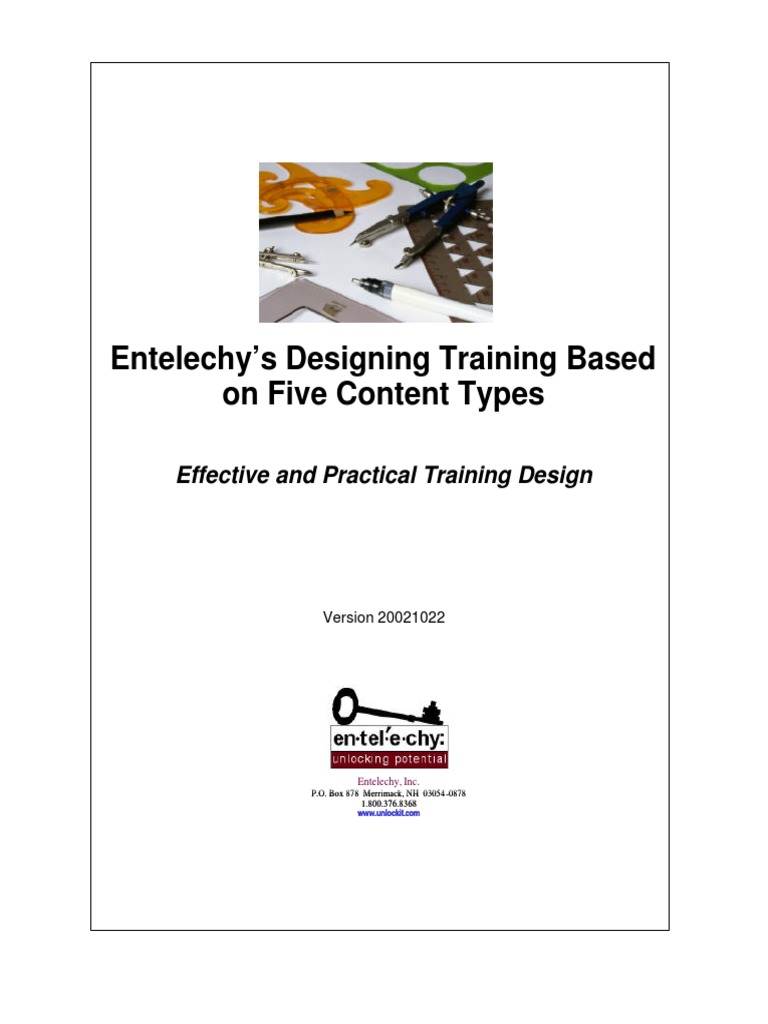 Five Content Types | PDF | Concept | Educational Assessment