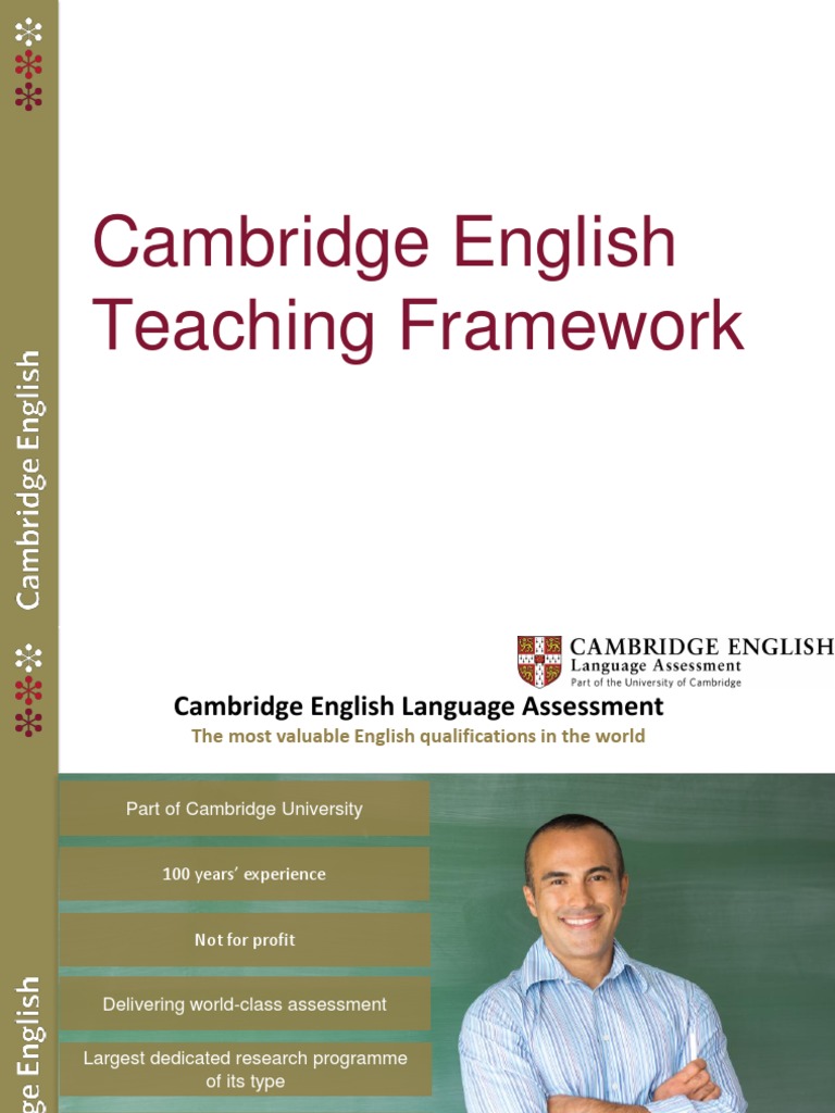 Cambridge English Teaching Framework | PDF | Learning | Cognition