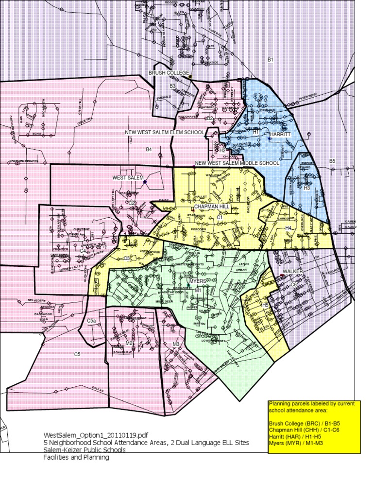 Salem-Keizer School Attendance Areas | PDF
