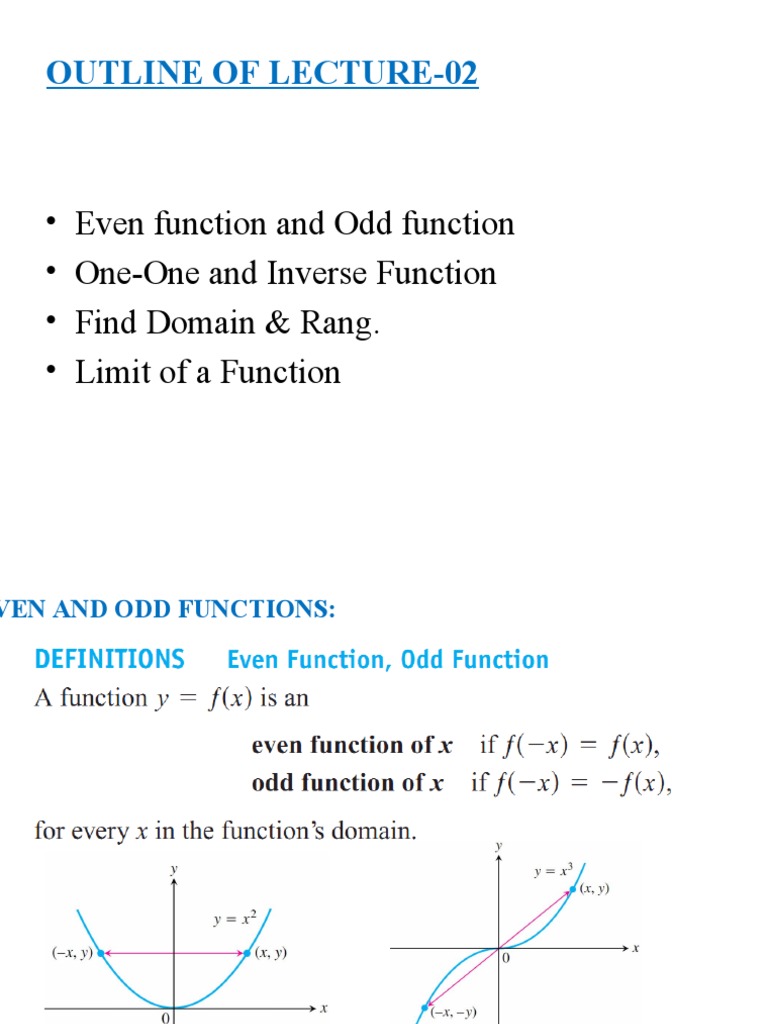Lecture 02 Functions And Its Limit Pdf Function Mathematics Domain Of A Function