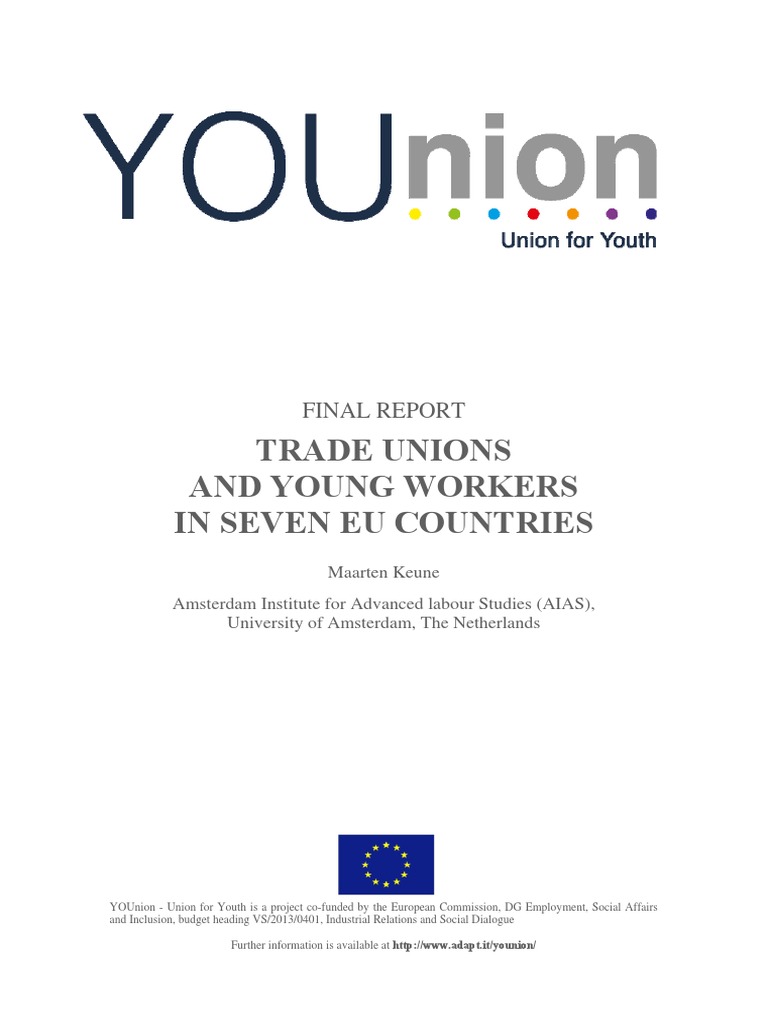 Maarten Keune (UVAAIAS) - Trade Unions and Young Workers in Seven EU ...