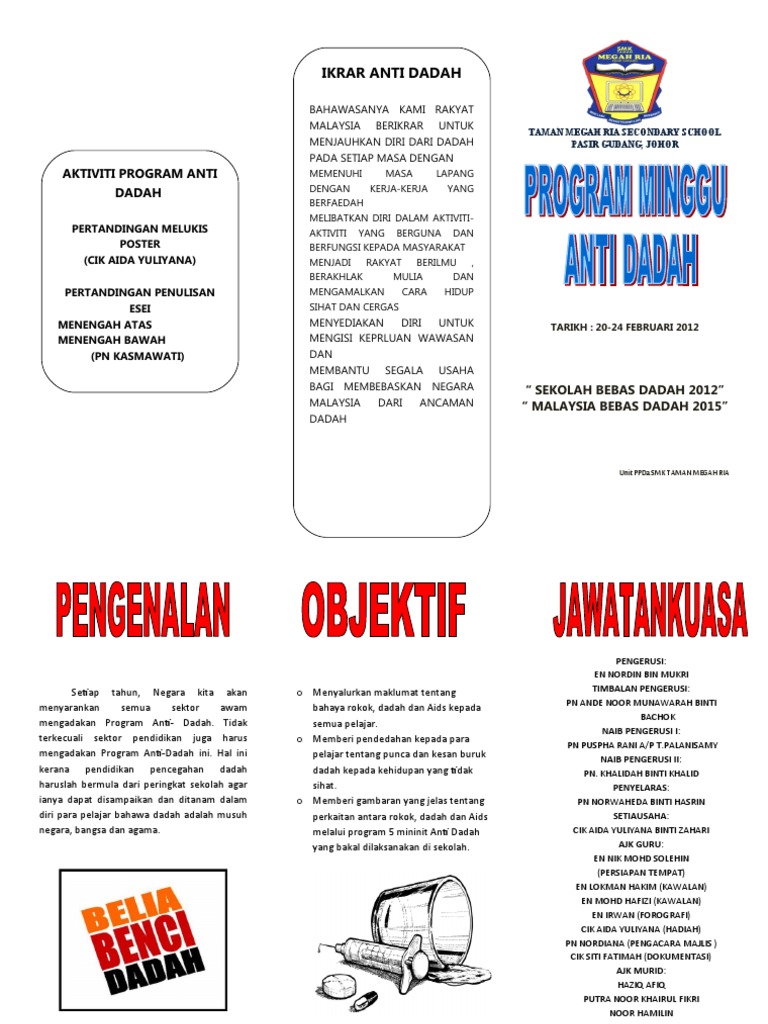 Program Anti Dadah | PDF
