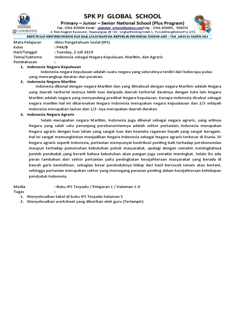 SPK PJ Global School: Primary - Junior - Senior National School (Plus ...