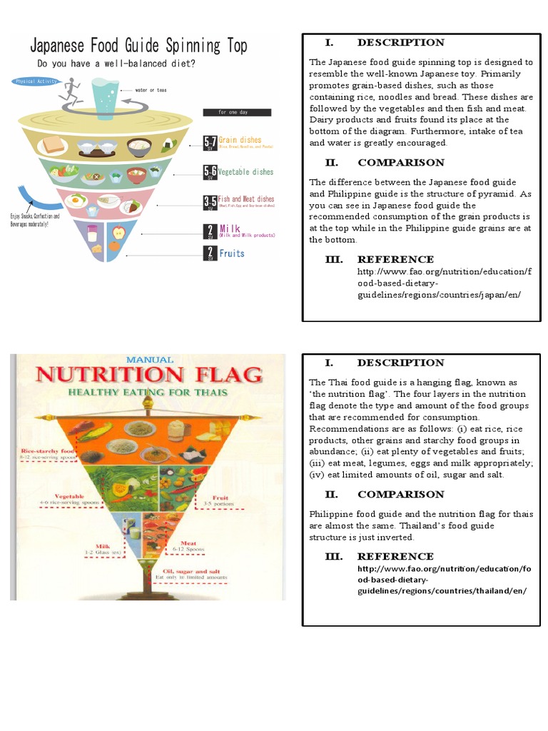 A Comparative Look at Food Guides Around the World: Promoting Healthy ...