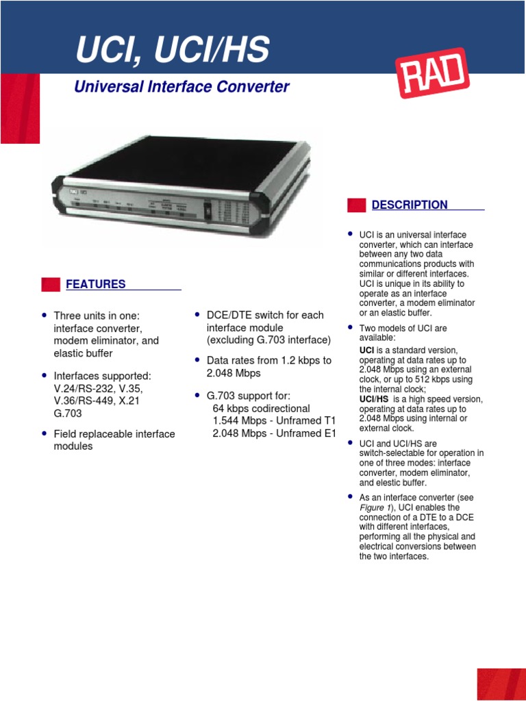 Uci Modem | PDF | Physical Layer Protocols | Telecommunications