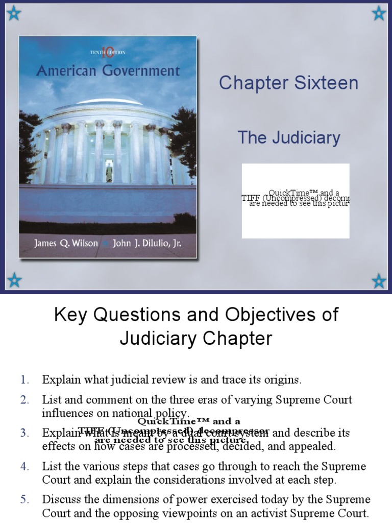 Chapter Sixteen: The Judiciary | PDF | Judiciaries | Supreme Court Of ...