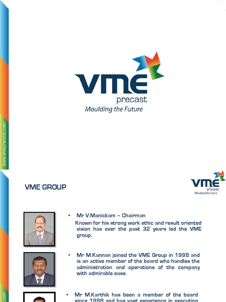 The Rise and Growth of VME Group: A Pioneering Leader in Precast ...