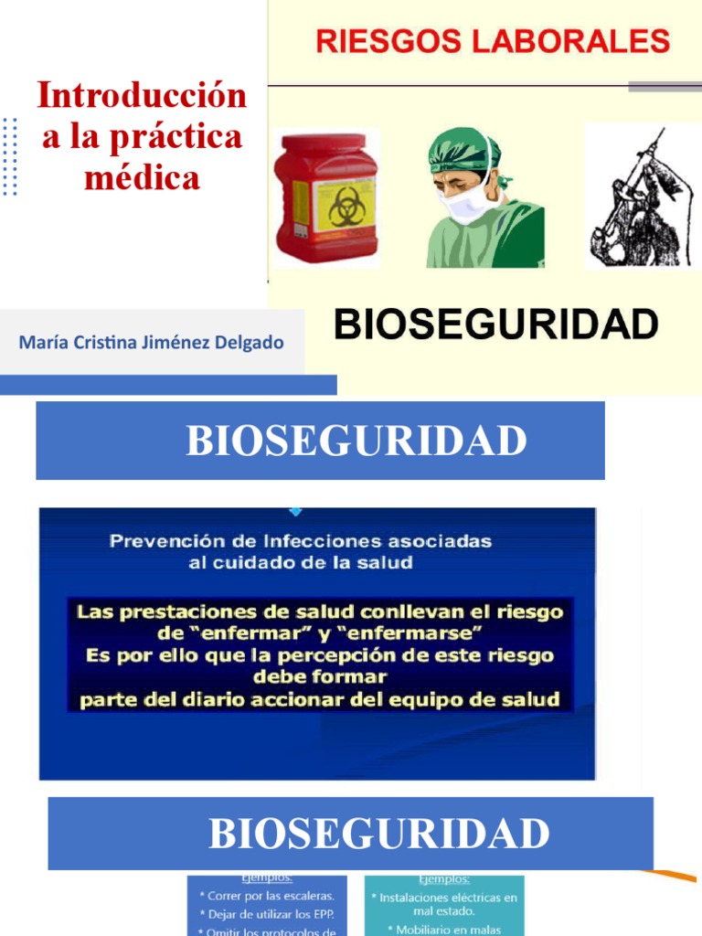 Clase Bioseguridad en La Práctica Médica | PDF | Lavado de manos ...