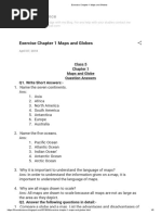 Class 4 Subject Social Studies Chapter 2 Maps | PDF | Map | Geography