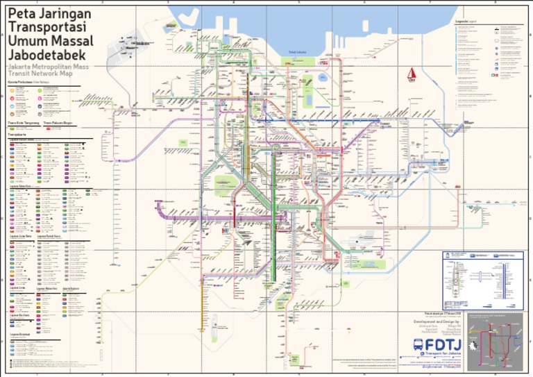 Peta Jaringan Transportasi Massal Jabode PDF | PDF