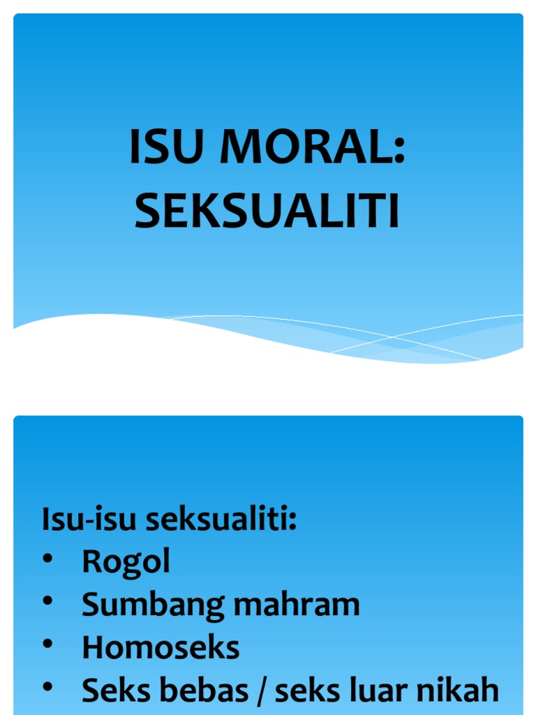 Isu Moral Seksualiti | PDF