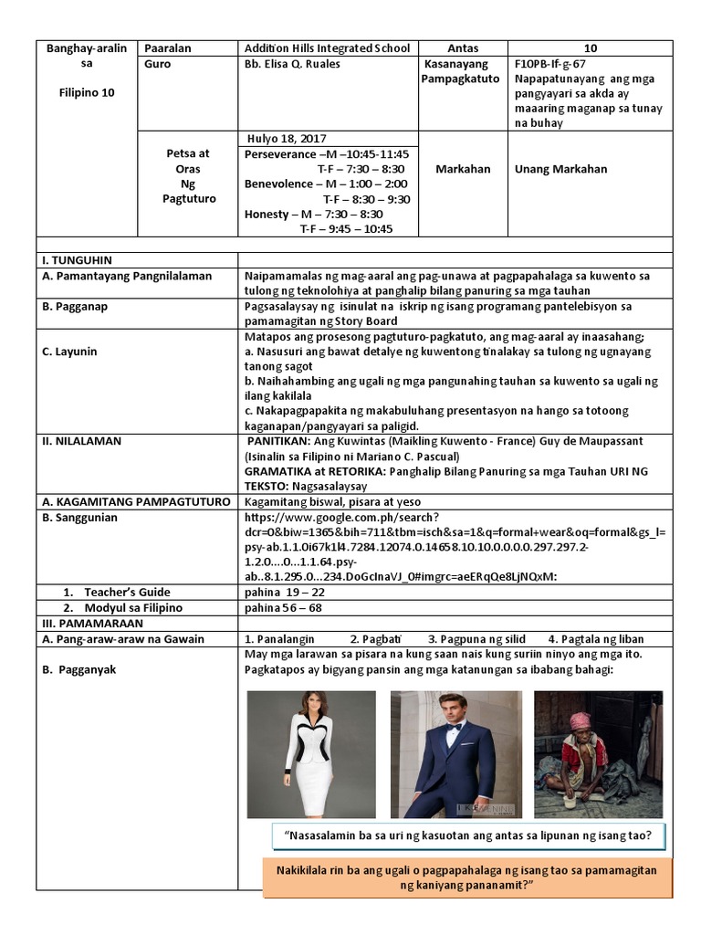 Filipino10 LRMDS | PDF