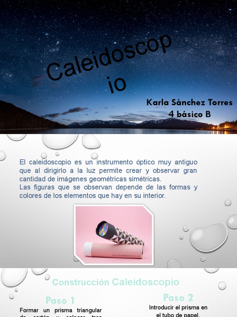 Cómo hacer un caleidoscopio triangular | PDF | Hogar, jardinería y ...