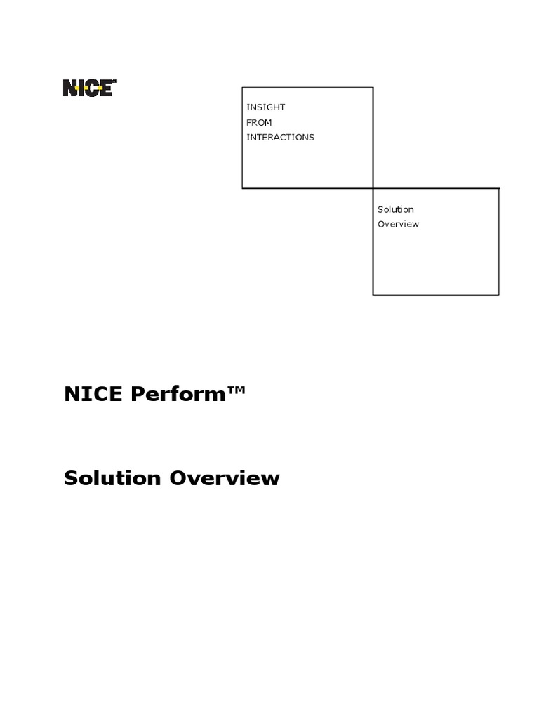 nice_perform_solution_overview_broch.pdf | PDF | Web Application ...