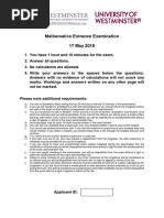 GRADE 8 MATHEMATICS TERM 1 2025 OPENER EXAM | PDF | Mathematics