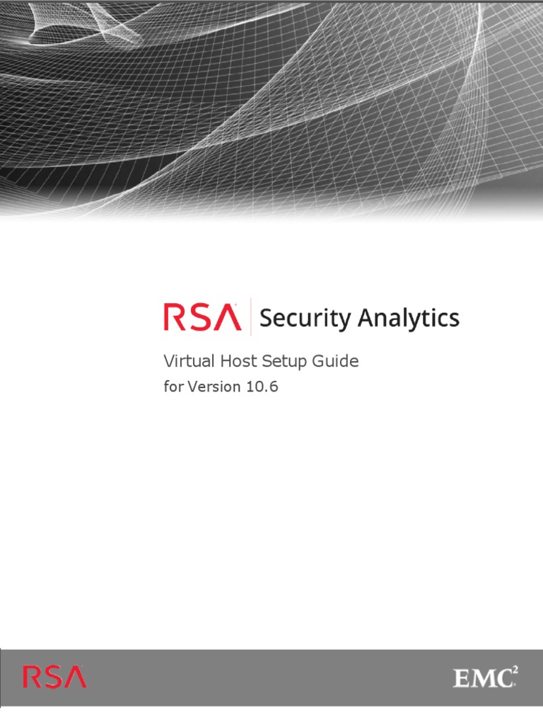 RSA Security Analytics Virtual Host Setup Guide - 2 | PDF | Solid State ...
