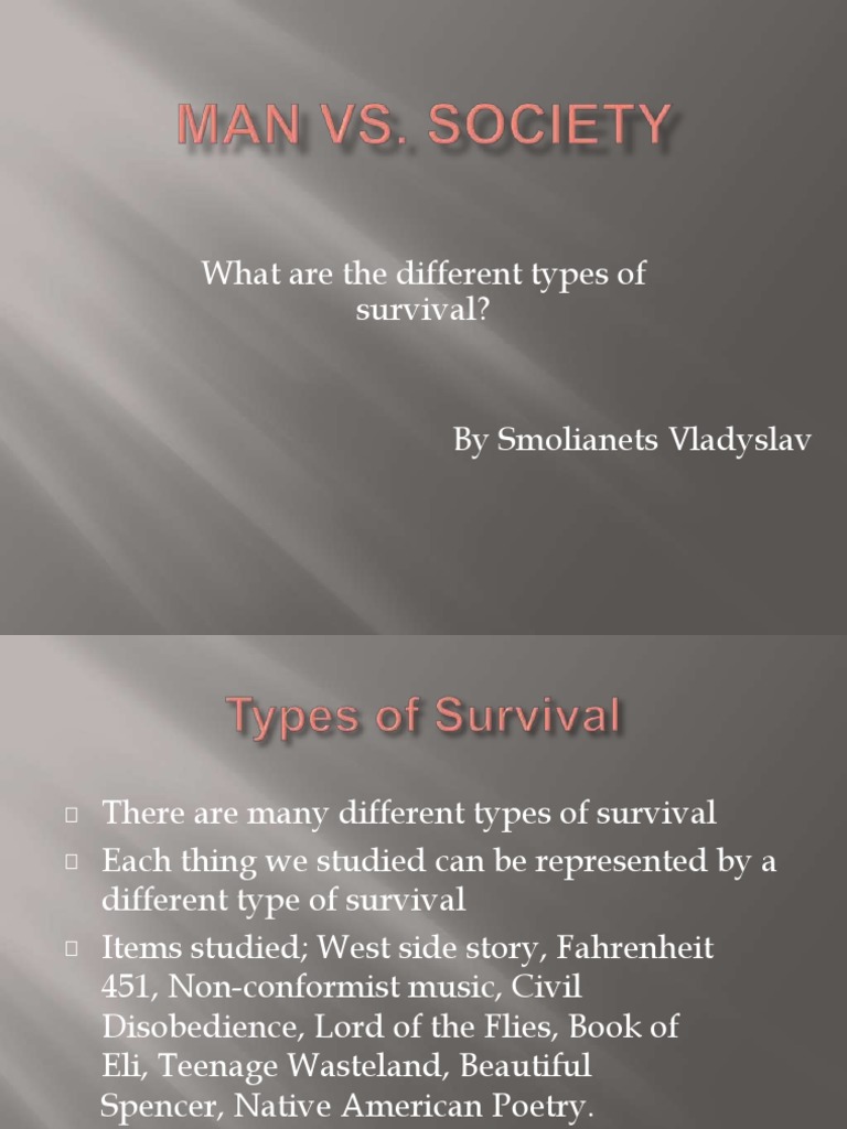What Are The Different Types of Survival? | PDF