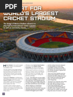 Steel Truss Stadium Design Overview | PDF | Structural Load | Truss